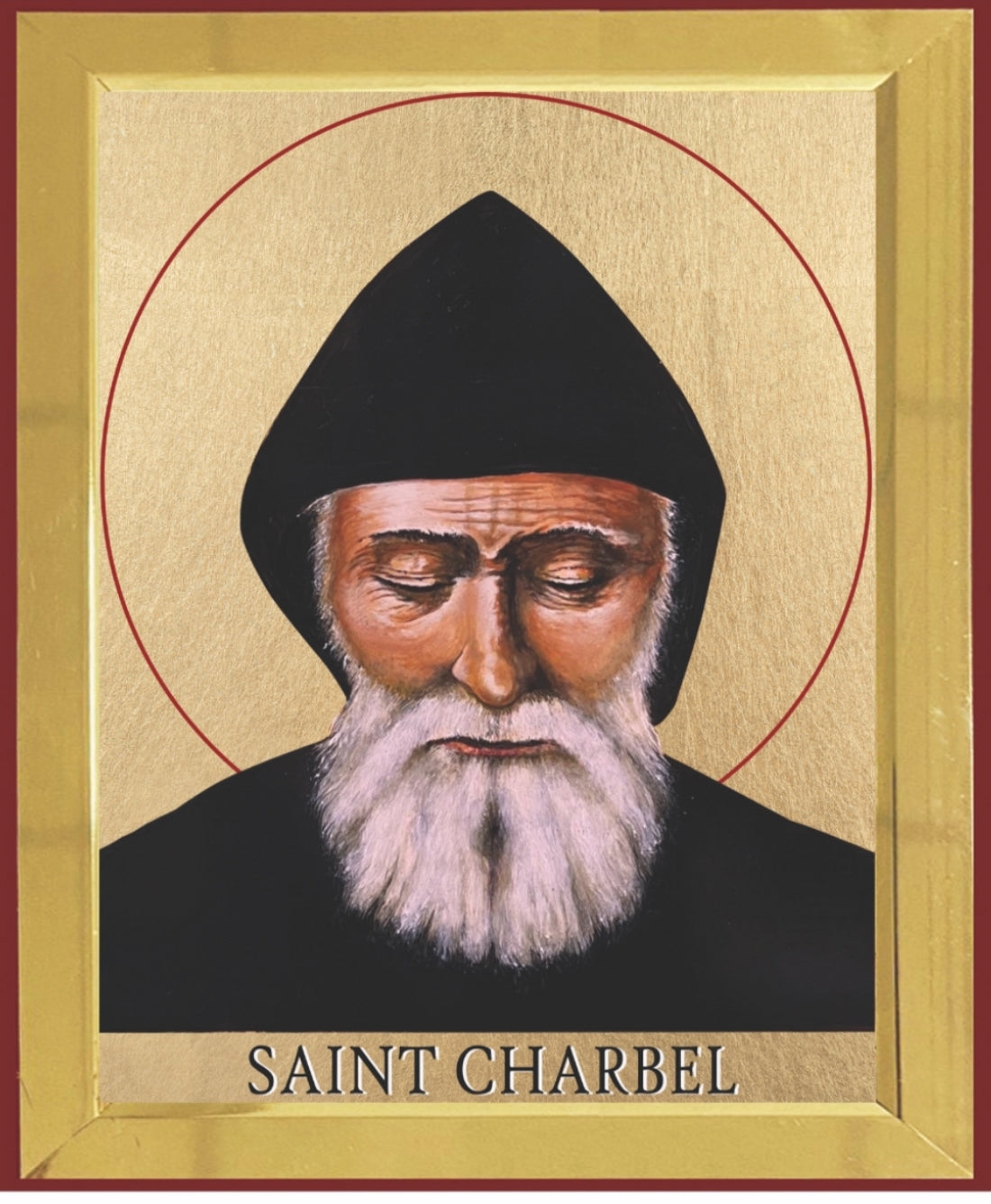 Icône de Saint Charbel - St Charbel icon – L'Ex-Voto